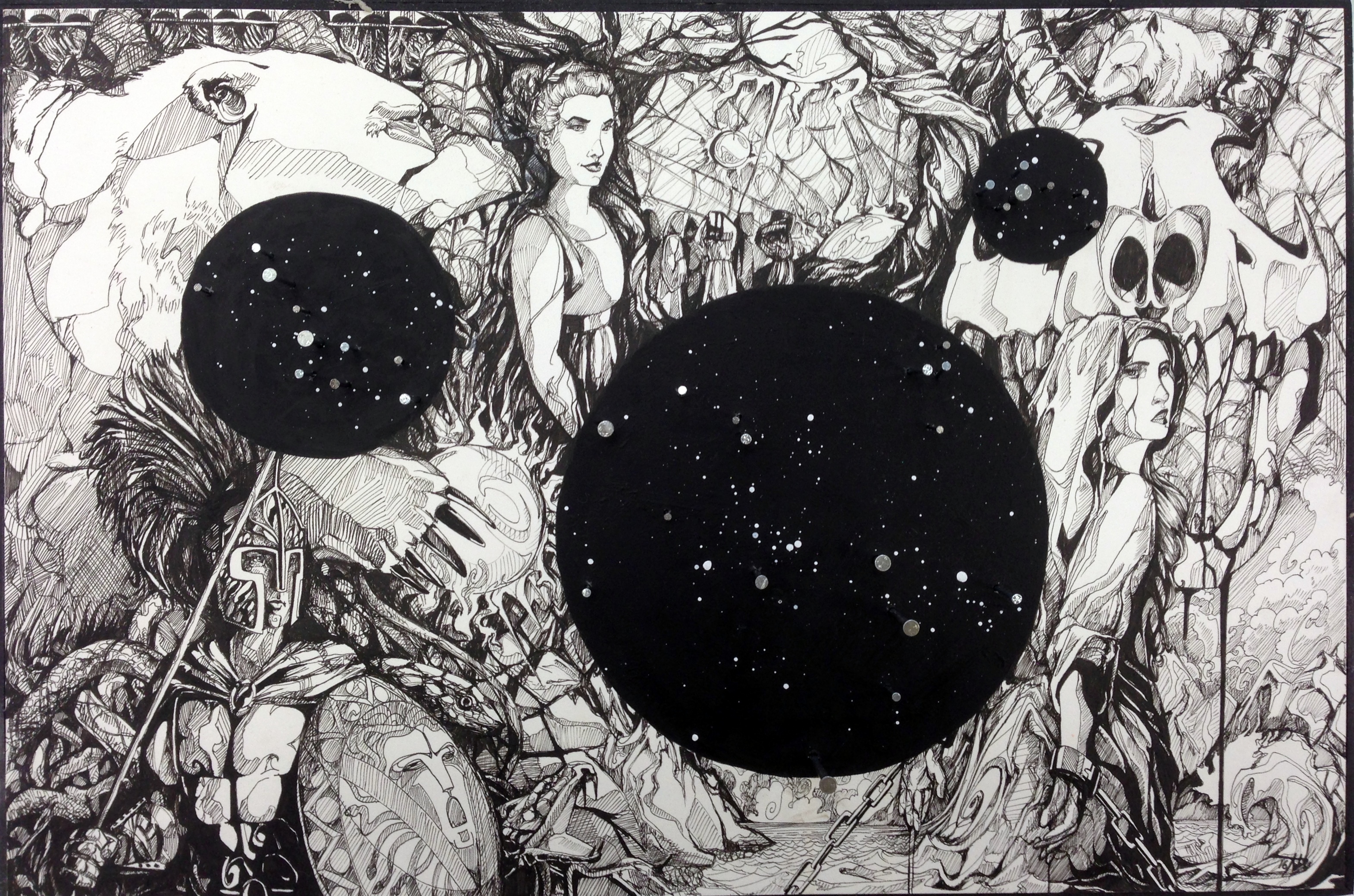 A Web of Stars: GCSE Art Final – The Hirt Portfolios